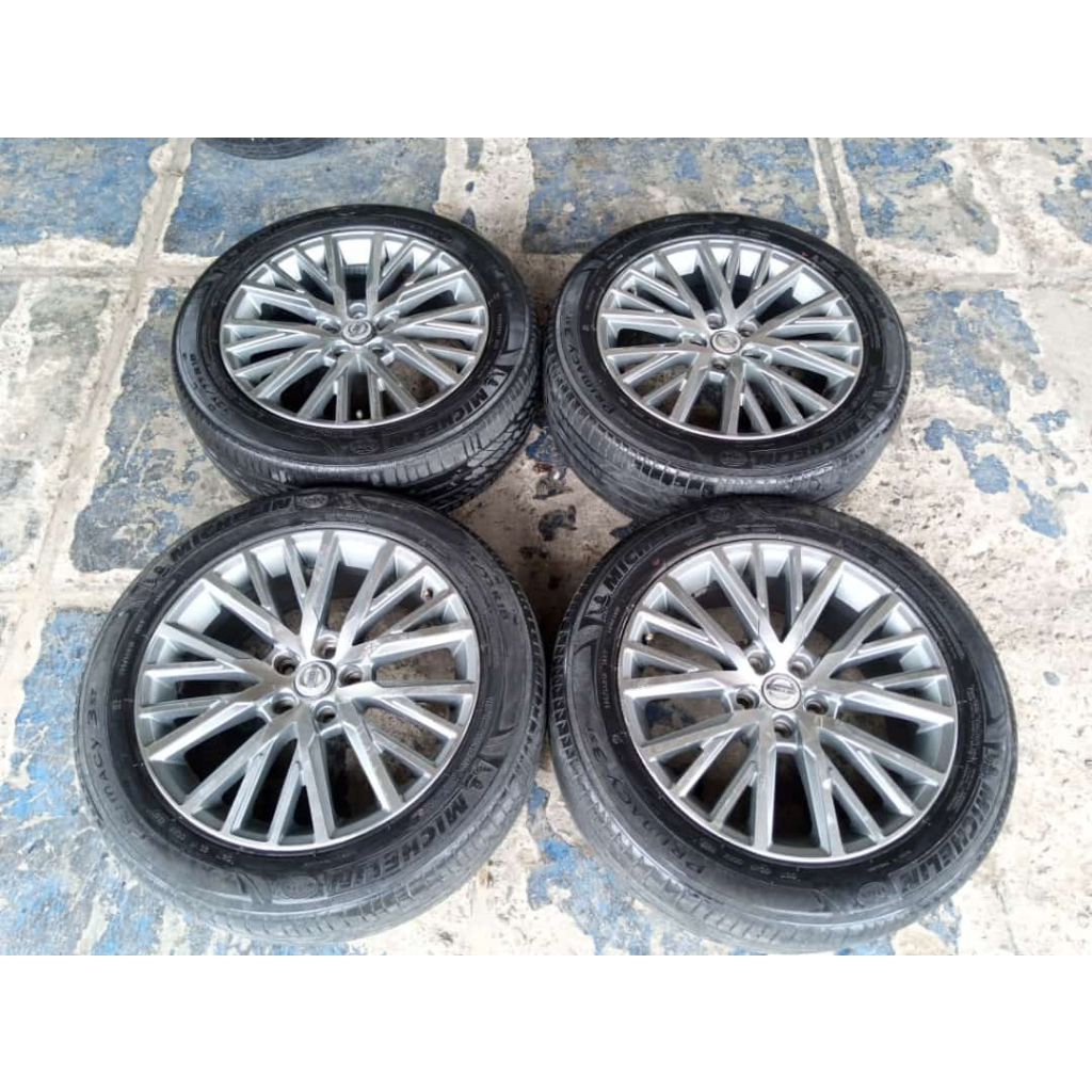 Jual velg racing bekas rep camry ring 18 baut 5x114 bisa xtrail serena ...