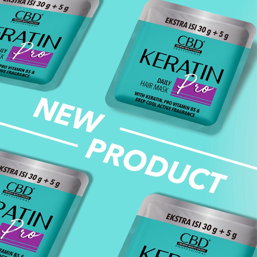 Jual 🪷 seroja 🪷 - CBD Keratin Pro Daily Hair Mask SACHET | Shopee Indonesia