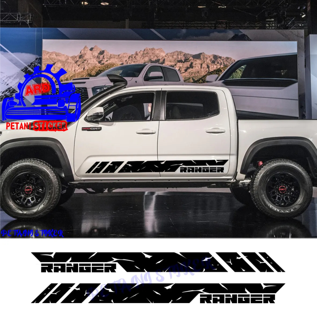 Jual STIKER STICKER MOBIL FORD RANGER TERBARU STIKER MOBIL TRITON HILUX ...