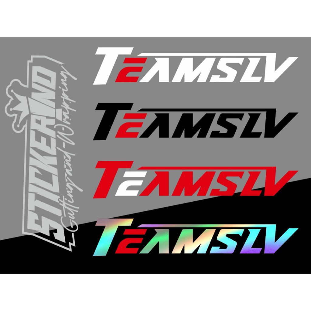 Jual CUTTING STICKER STIKER TEAMSLV STIKER VIRAL STICKER RACING V.2 ...