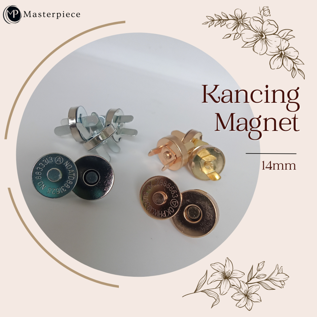 Jual Kancing Magnet Tebal (Kecil) 14 mm / Magnet Kancing Kenong ...
