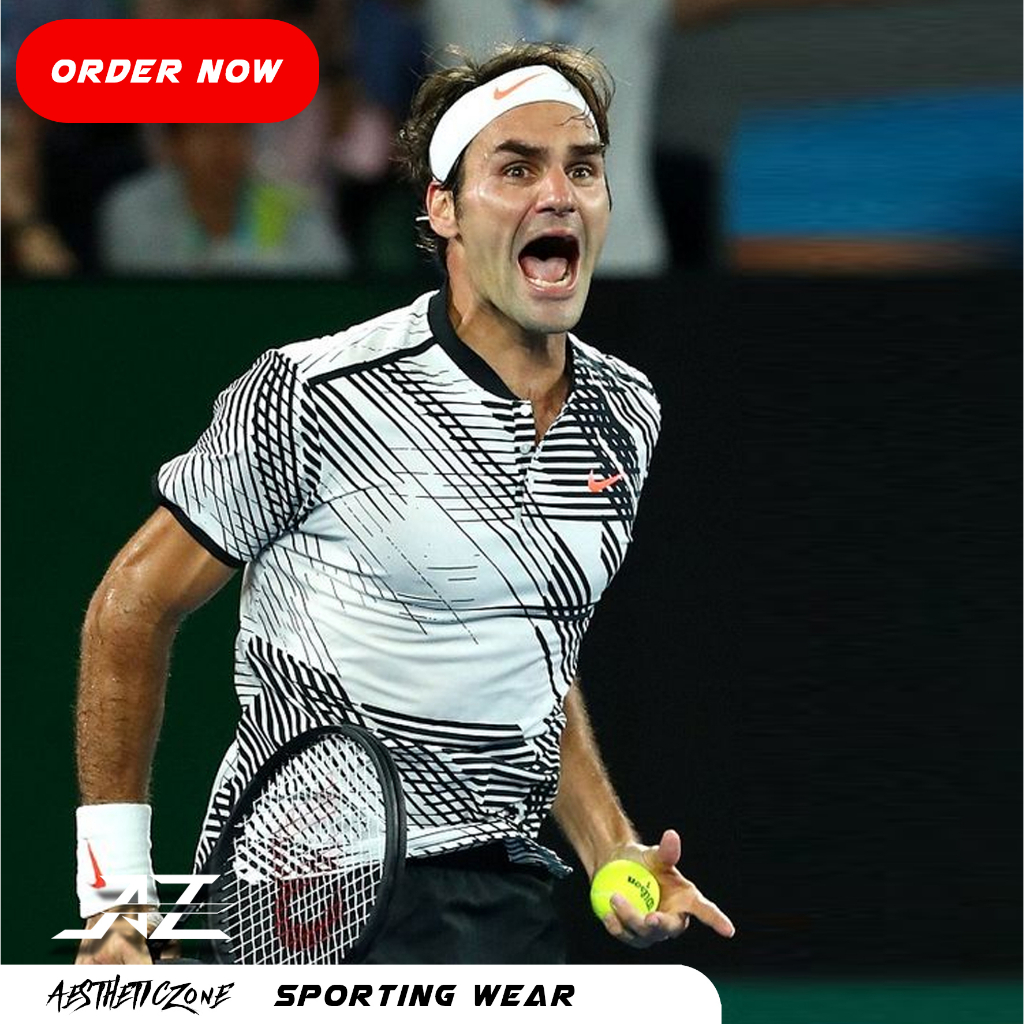 Jual Kaos Training Tenis Jersey Tennis Roger Federer Custom Free Nama ...