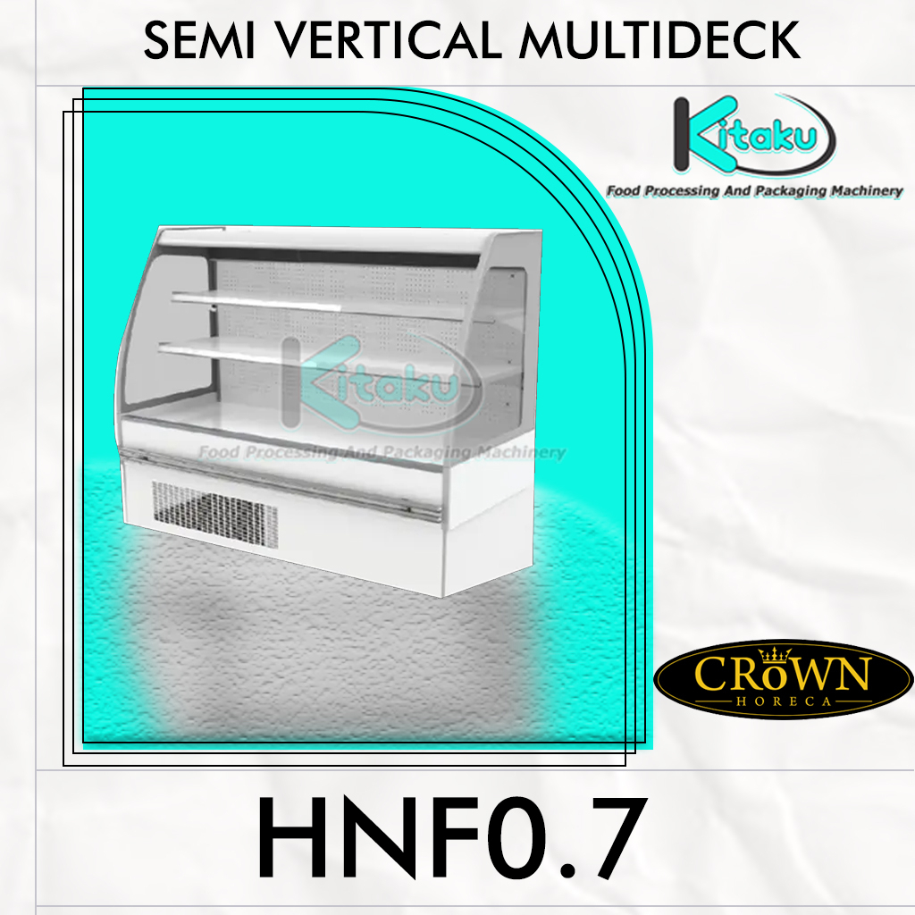 Jual SEMI VERTICAL MULTIDECK HNF0.7 CROWN HORECA | Shopee Indonesia