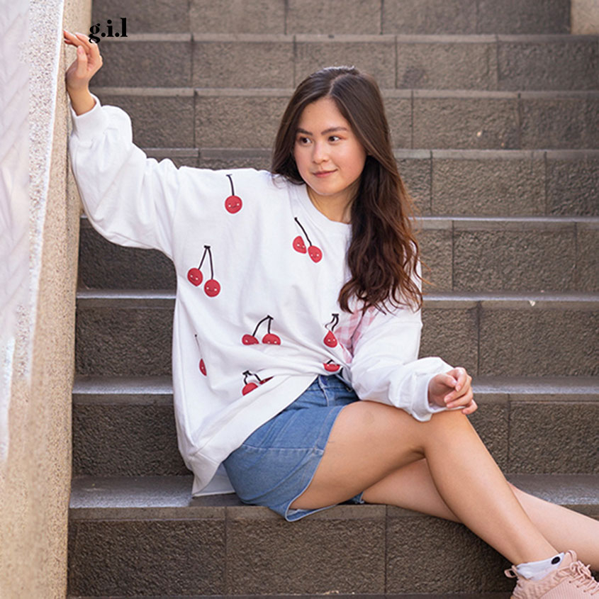 Jual G.I.L - Sweater Wanita Off-White Hyun Ki | Shopee Indonesia