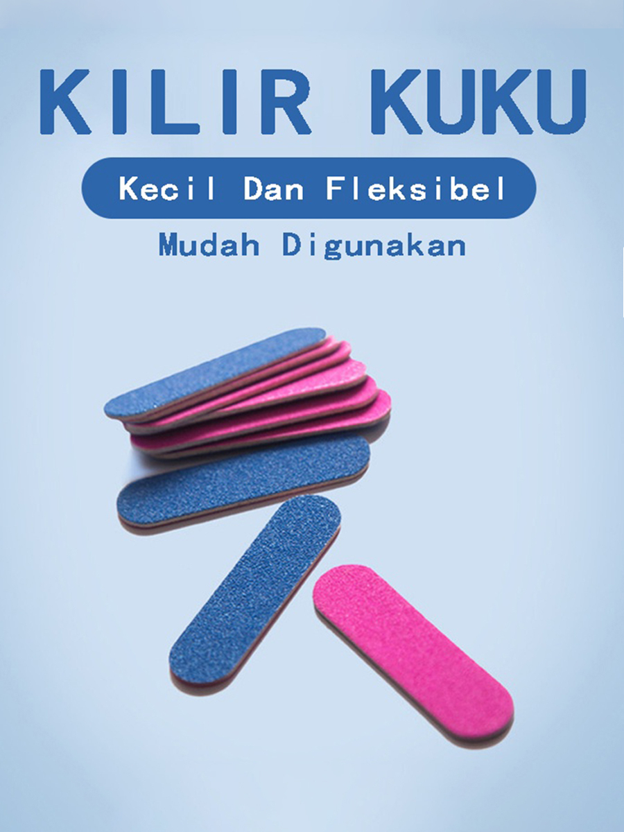 Jual Alat kikir kuku portabel penyangga kuku kikir kuku manikur alat cat kuku dua sisi nail art ...