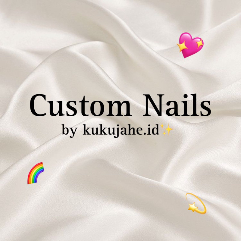 Jual Custom nails by kukujahe.id | Wedding nails | Sangjit nails | Custom kuku palsu | Shopee ...