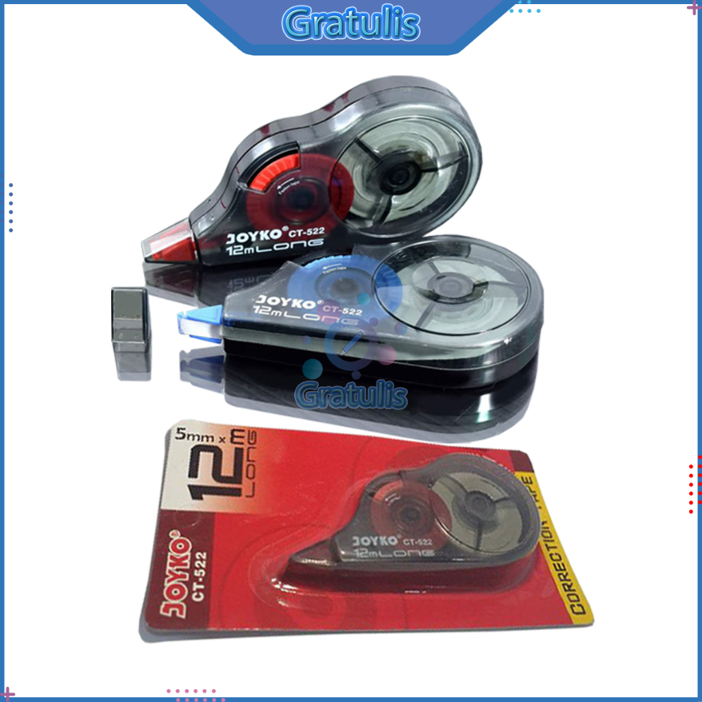 Jual TIP EX KERTAS PITA JOYKO [CT-522/1 PCS] / CORRECTION TAPE X ROLL / TIPE-EX / PENGHAPUS ...