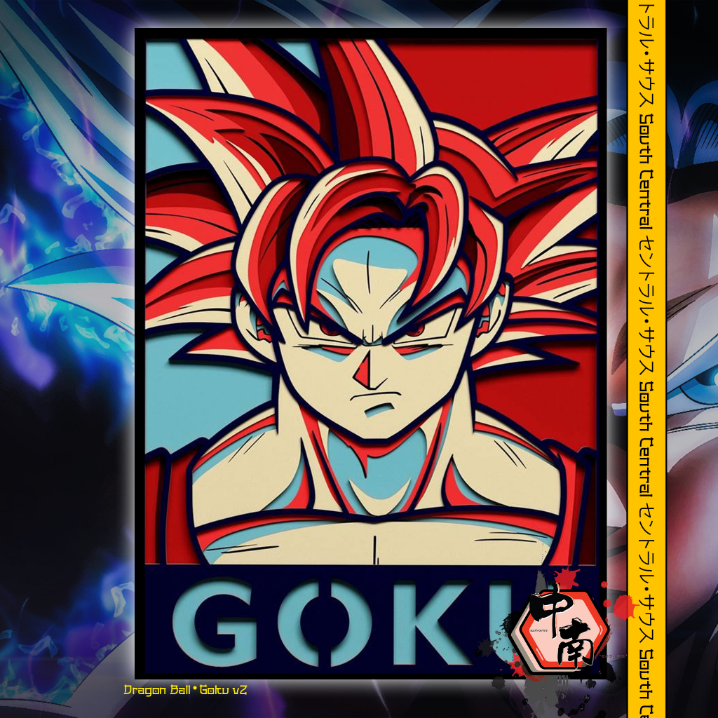 Jual Poster 3D Multilayer Dragon Ball Goku v2 | Shopee Indonesia