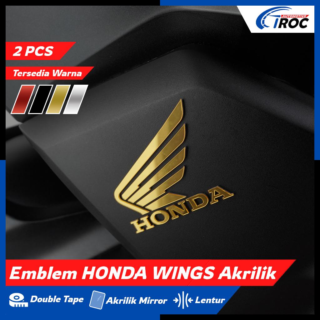 Jual Emblem Honda Timbul Akrilik 3D Emblem Honda Timbul Mirror 3D ...