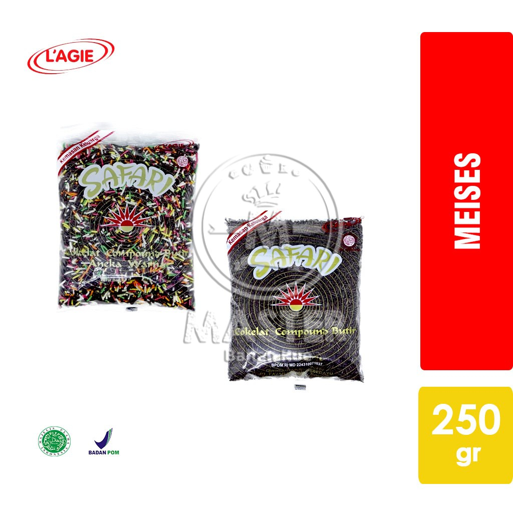 Jual Meses Coklat Safari Meises Cokelat Butir [250 gr] | Shopee Indonesia