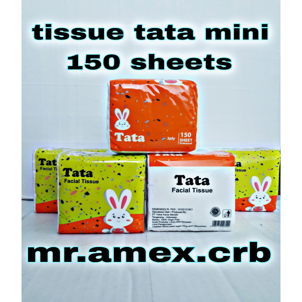 Jual TISSUE TATA MINI 150 SHEET / MINI TISSUE TATA | Shopee Indonesia