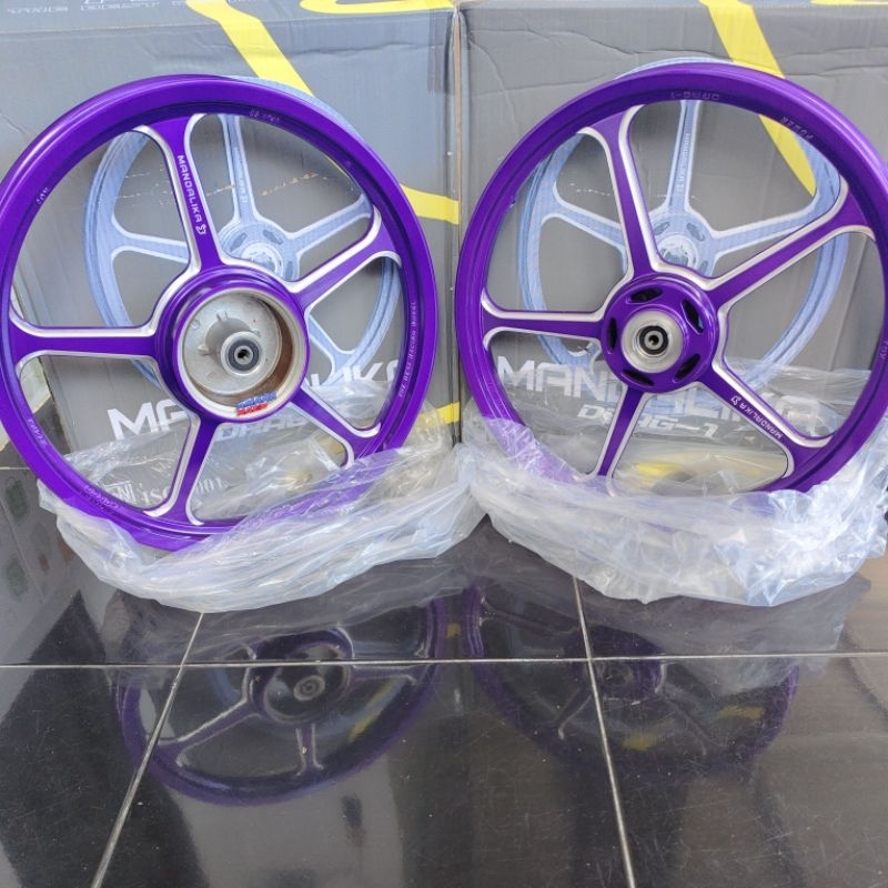 Jual velg mandalika power drag 1 1.40 1.60 17 ungu f1zr | Shopee Indonesia