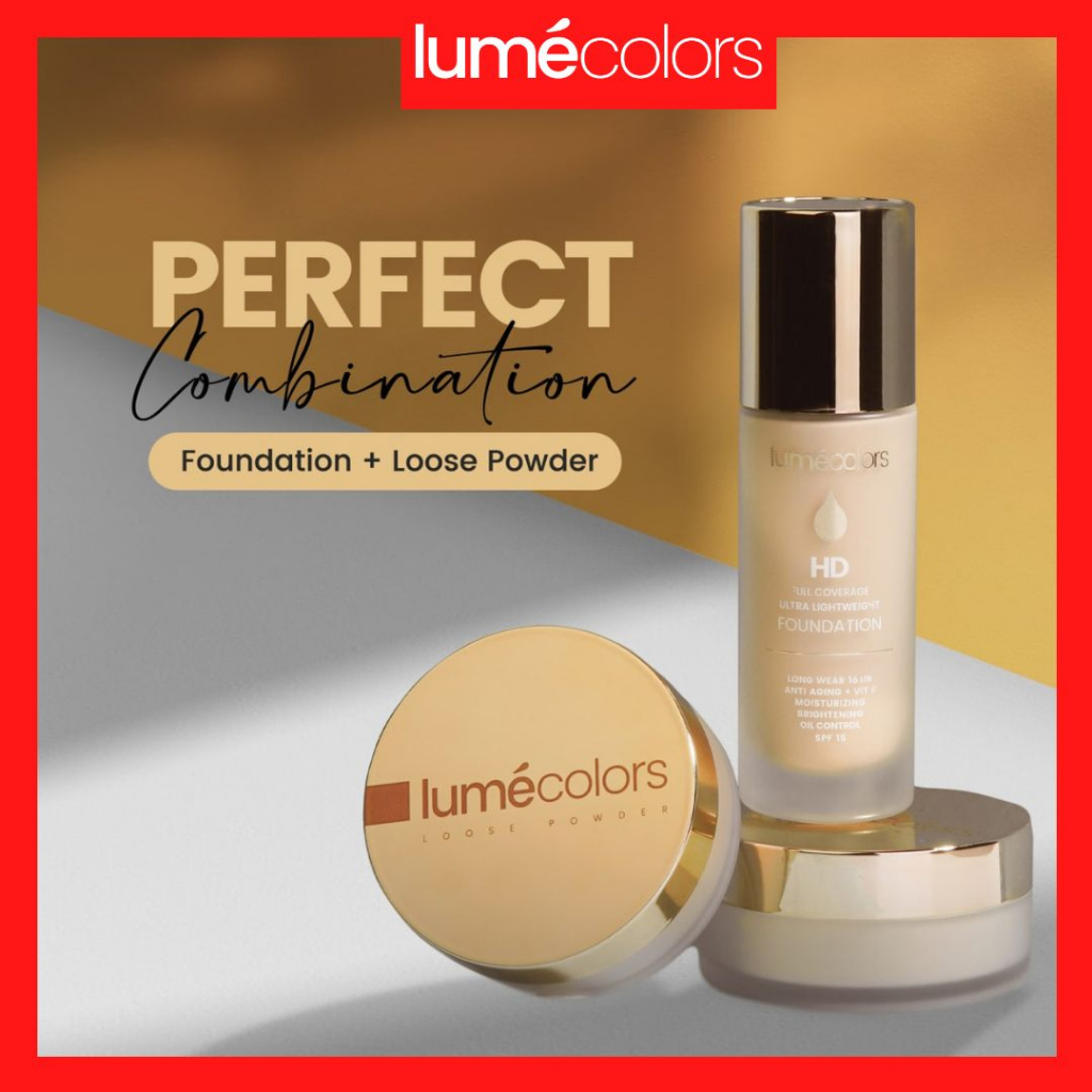 Jual Lumecolors Foundation 100% ORIGINAL Lumecolors Loose Powder Pore ...