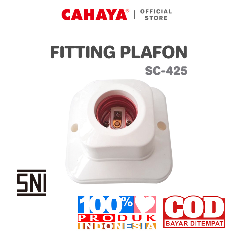 Jual CAHAYA - Fitting Plafon E27 SC-425 | Shopee Indonesia