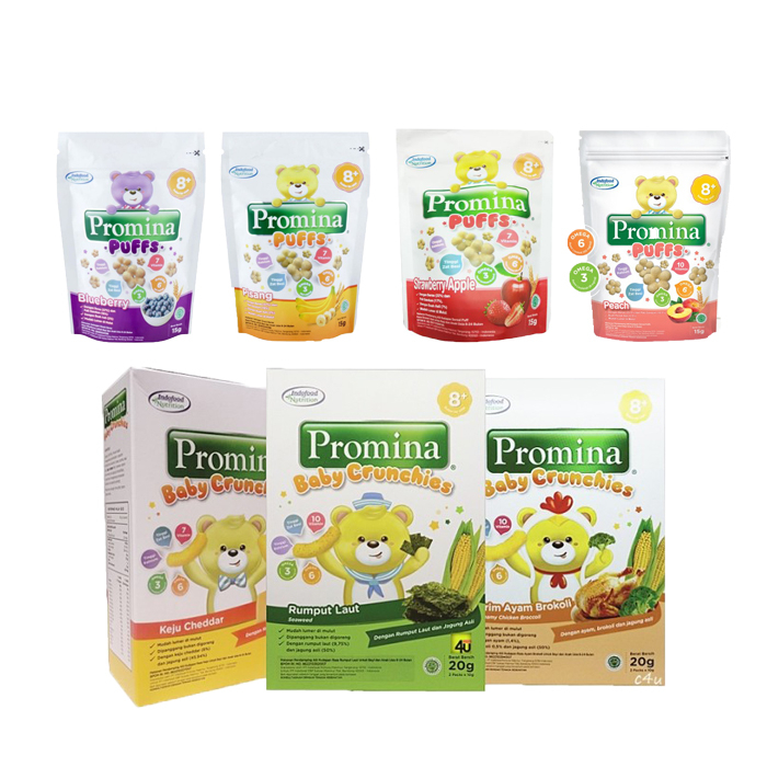 Jual Promina Puff CRUNCHIES 15 gram / Promina PUFFS Snack Bayi 15 gr ...