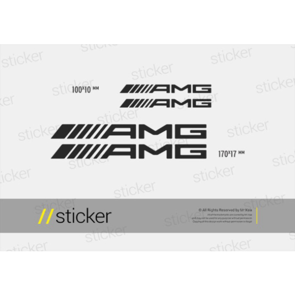 Jual STIKER CUTTING Mercedes AMG Sticker Otomotif FREE CUSTOM DESAIN ...