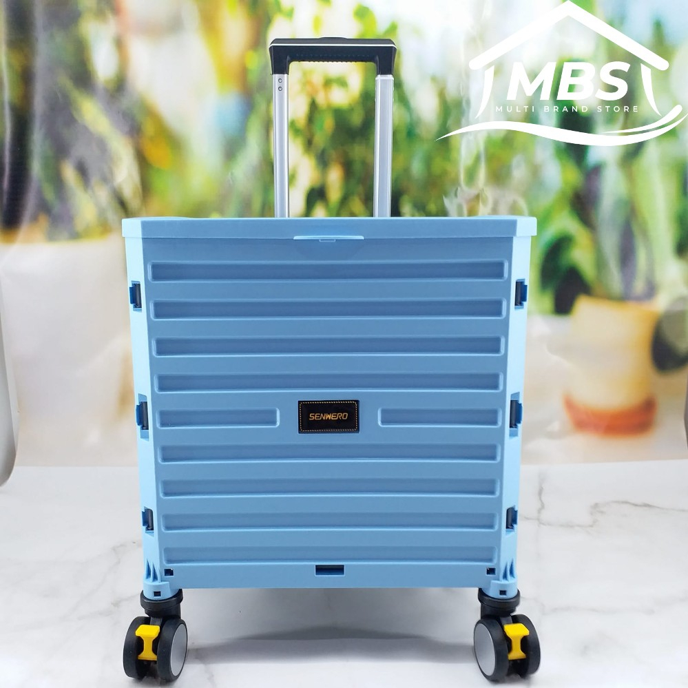 Jual Troli Box Lipat Portable Folding Trolley Keranjang Belanja ...