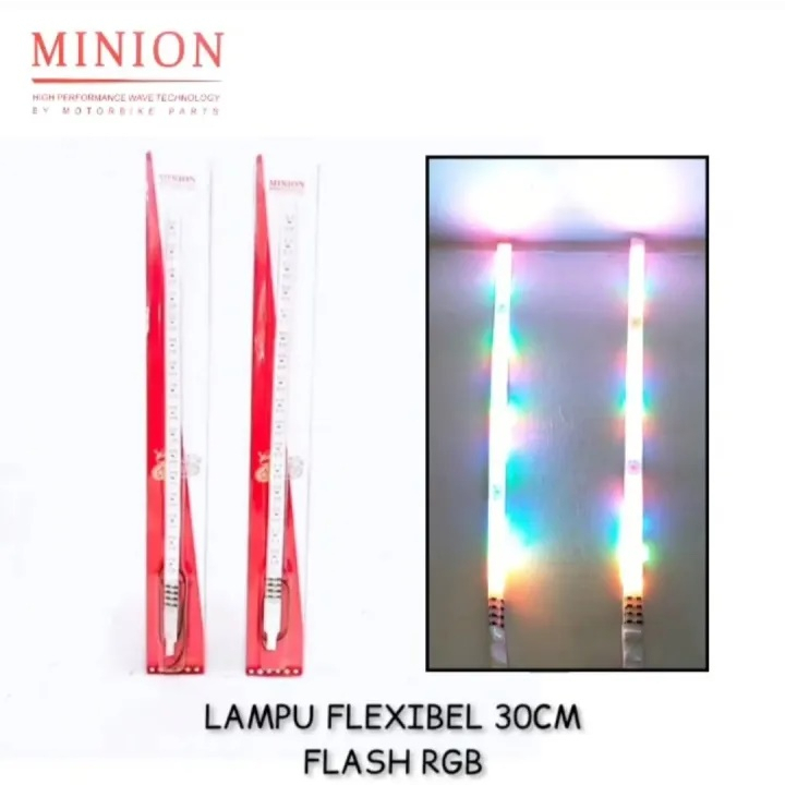 Jual Lampu Running Alis Led Flexibel 30cm Nyala Flash RGB Alis Kolong ...