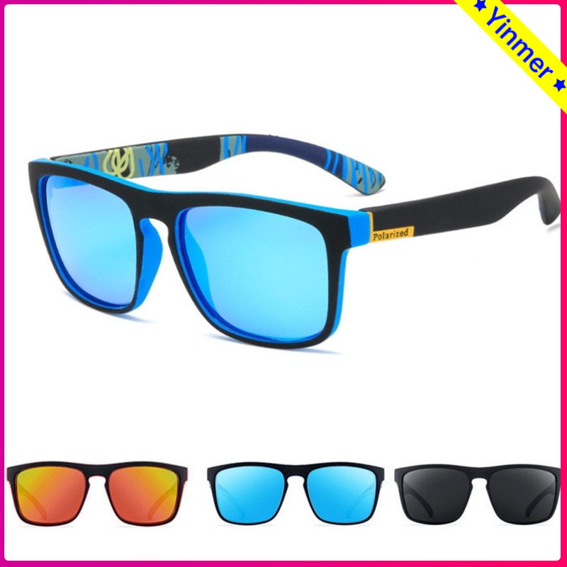 Jual COD Polarized Sports Sunglasses Men Women Driving Square Frame ...