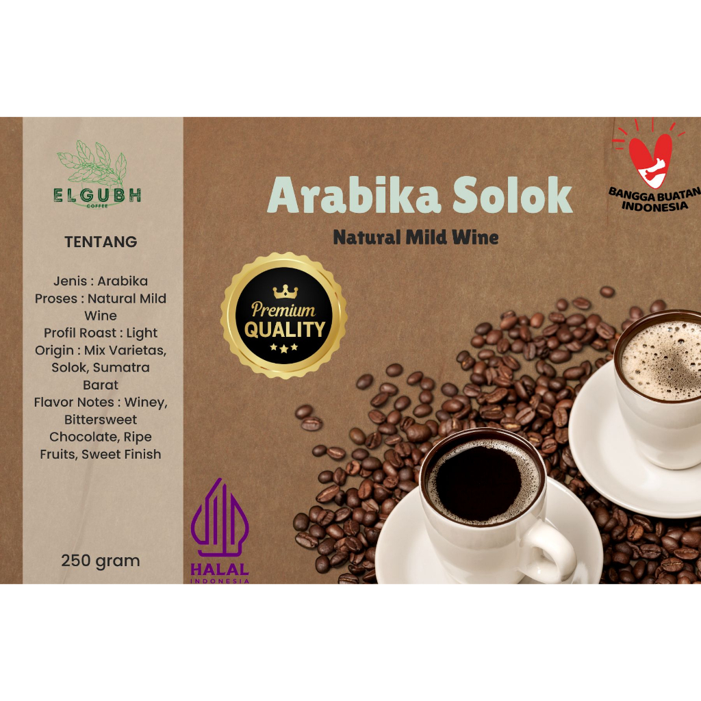 Jual Bisa COD Kopi Arabika Solok Wine Process Solok Radjo, Kopi Solok ...