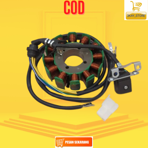 Jual Spull Viar 150cc 200cc 300cc 12 pole baut 3/Lilitan 93mm Sparepart ...