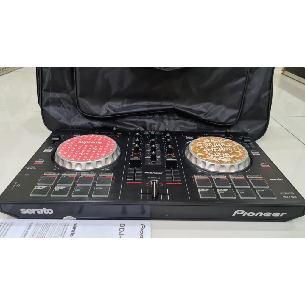 Jual Alat DJ Pioneer DDJ SB Skin Vinyl + Tas Controller DJ Pioner ...