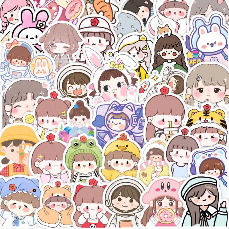 Jual BLANJA.ids sticker vinyl stiker estetik [25/50 lembar] sticker ...