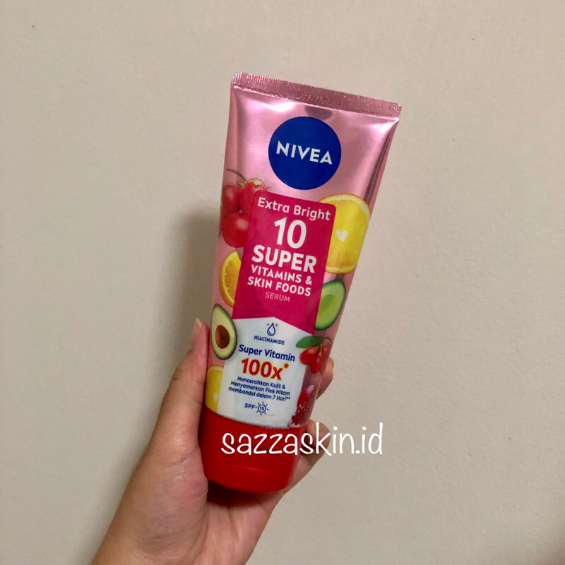 Jual [READY‼️] NIVEA Extra Bright Body Serum 10X Super Vitamin & Skin ...