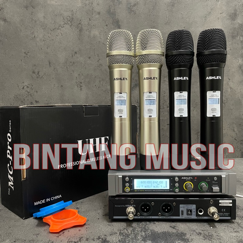 Jual Mic wireless ashley mc pro original Ashley mcpro handheld | Shopee ...