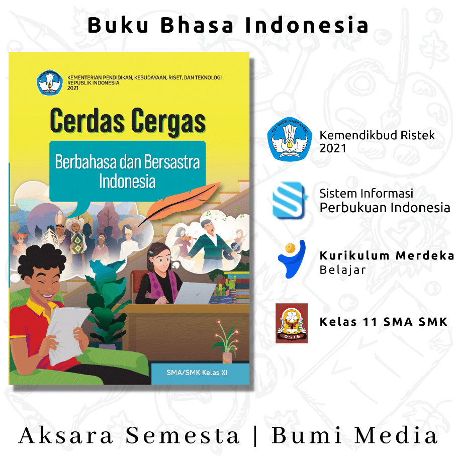 Jual Buku Siswa Cerdas Cergas Berbahasa dan Bersastra Bahasa Indonesia ...