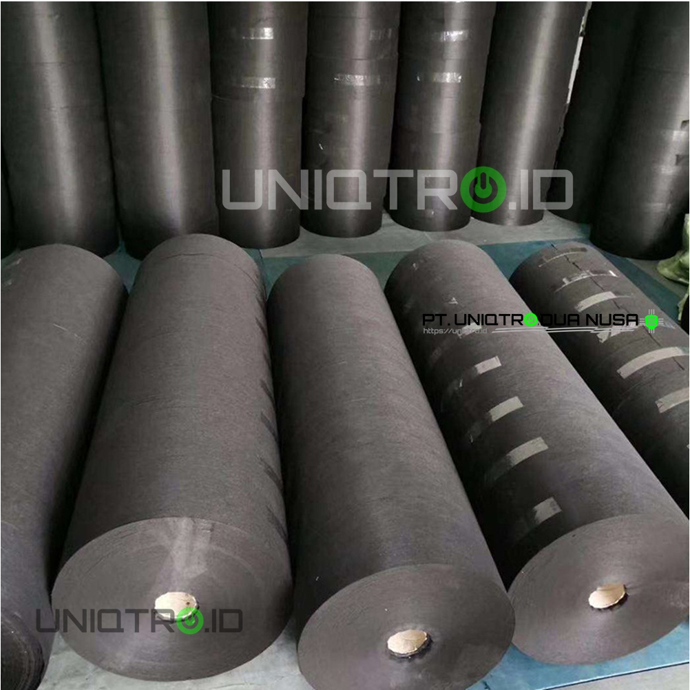 Jual Kain spunbond meteran 20 gsm warna HITAM, untuk bucket bunga dll ...