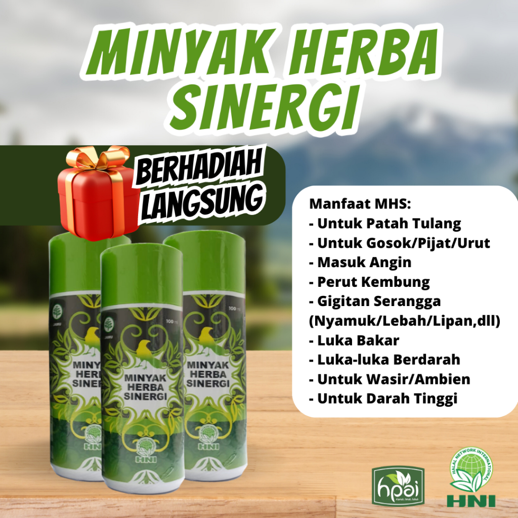 Jual Minyak Herba Sinergi MHS HNI HPAI Minyak Herbal Sinergi Bubut ...