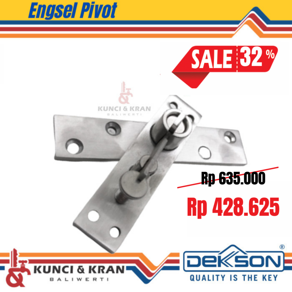 Jual Engsel Pivot Dekkson ESS PV 002 SSS Pivot Hinge Stainless Steel ...