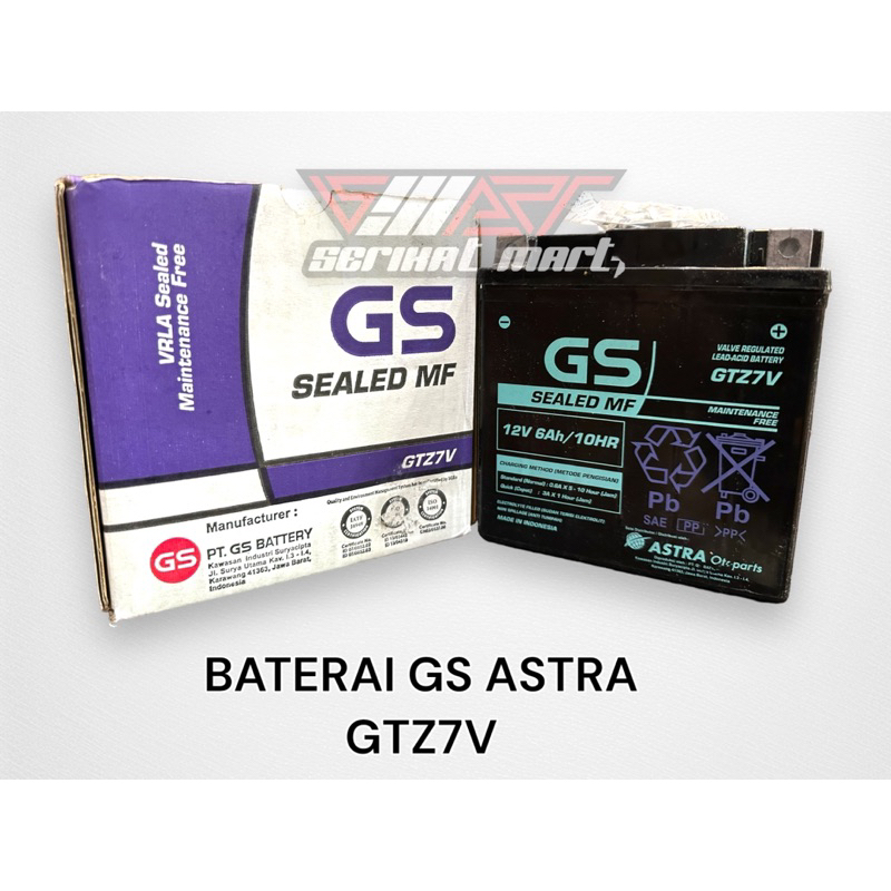 Jual BATERAI GS ASTRA GTZ7V MF ( NMAX, AEROX ) | Shopee Indonesia
