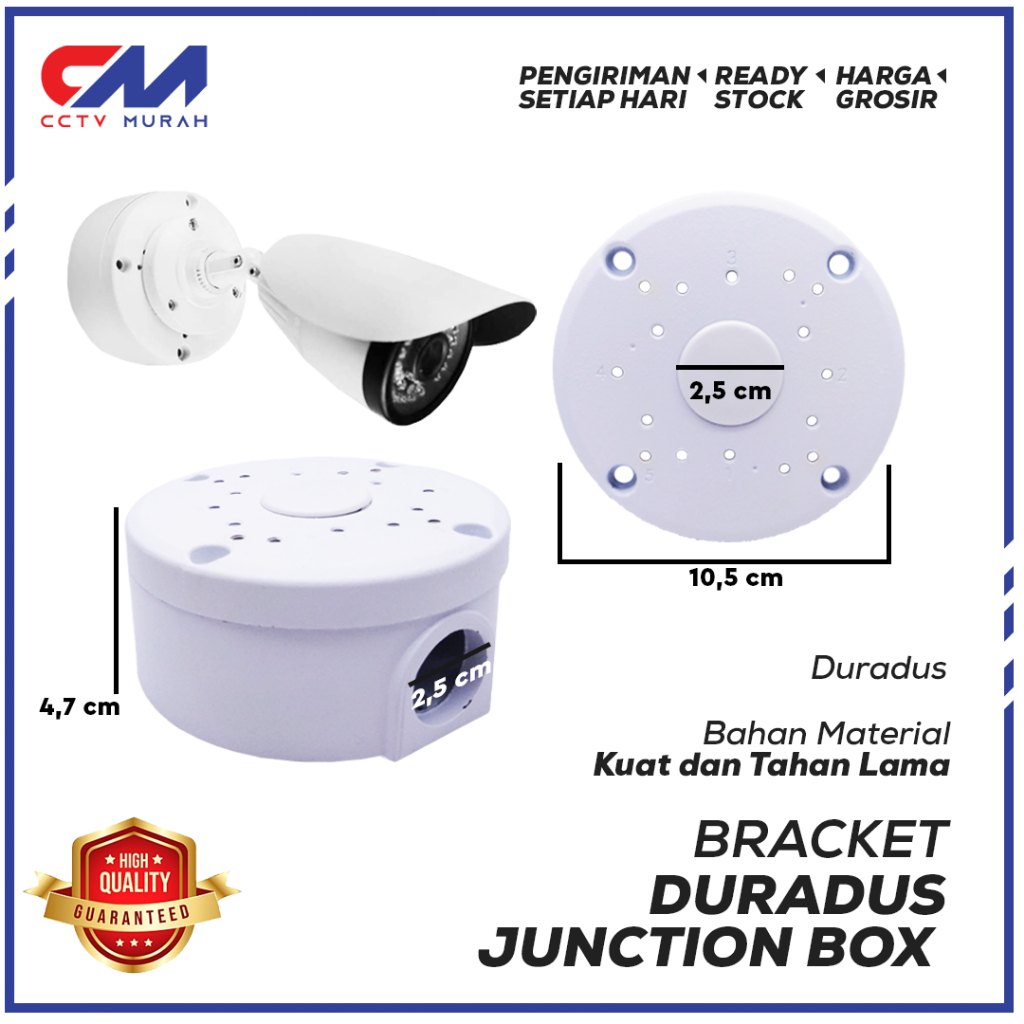 Jual Bracket Camera CCTV Duradus Junction Box/Junction Box CCTV Besi ...