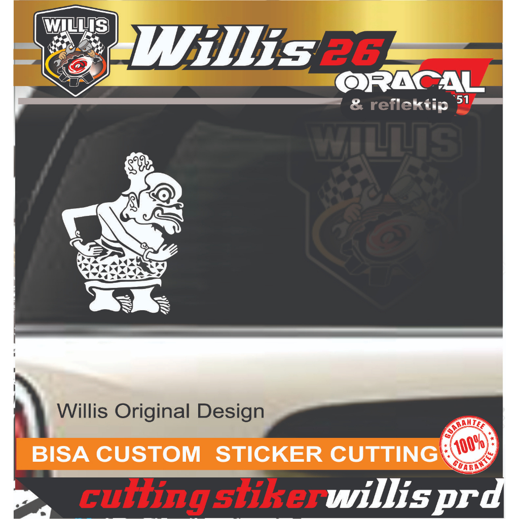 Jual STIKER CUTTING STICKER WAYANG BAGONG | Shopee Indonesia
