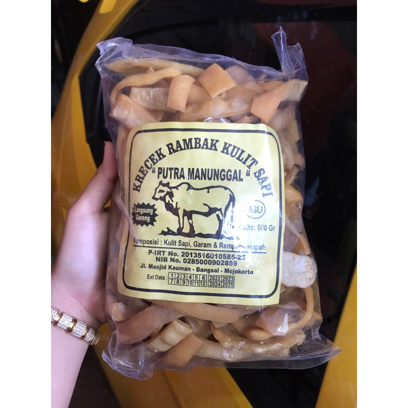 Jual Krecek Rambak Kulit Sapi// Krupuk Rambak Kulit Super 100% Enak ...