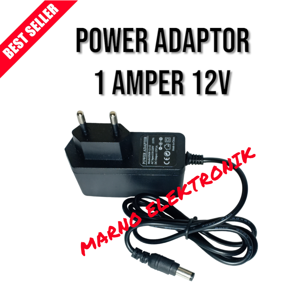 Jual POWER ADAPTOR 1 AMPER 12 VOLT 1A 12V ASLI ORI ORIGINAL | Shopee Indonesia