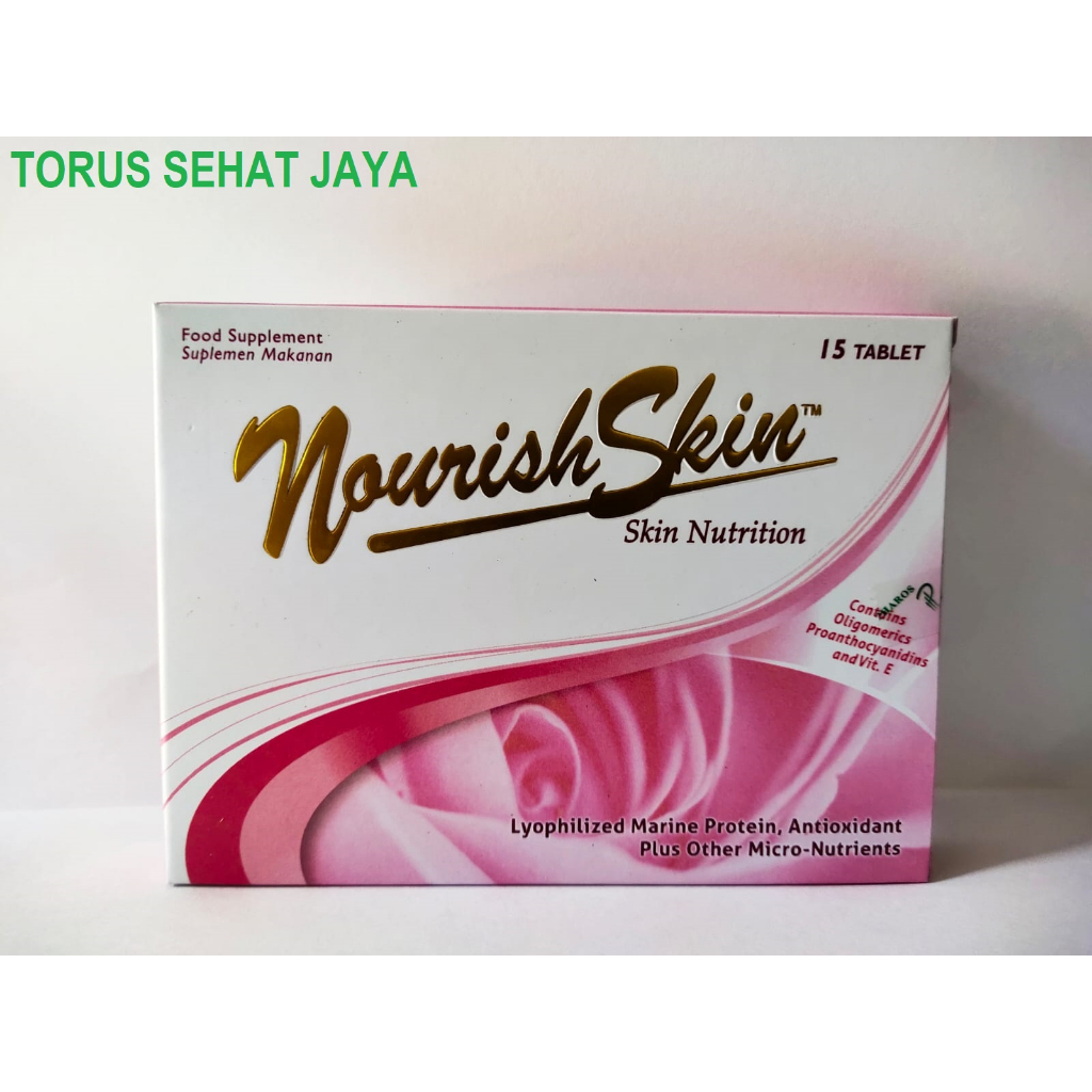 Jual Nourish Skin 15 Tablet / Skin Nutrition / Vitamin Kulit | Shopee ...