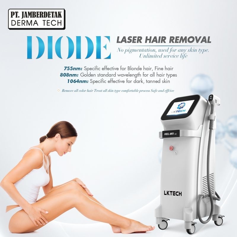 Jual Beauty Machine laser diode 808 nm 755 nm 1064 nm brand LKtech hair ...