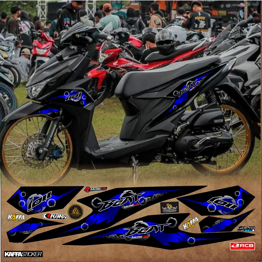 Jual Stiker Striping Variasi Beat Deluxe New - Striping Motor Beat ...
