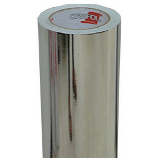 Jual Stiker Oracal 351-001 Silver Chrome mirror 126 cm x 100 cm ...