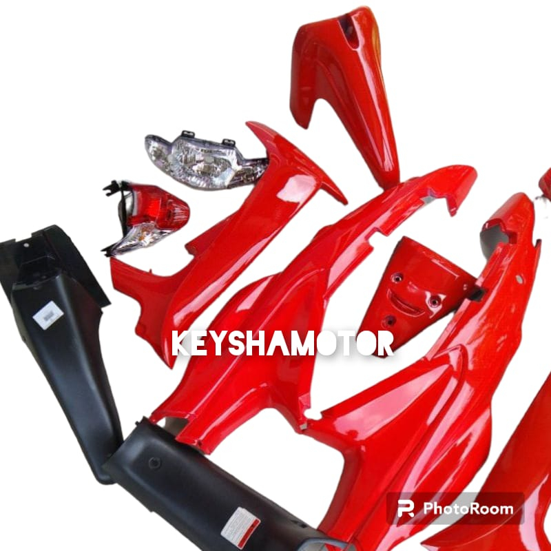 Jual PAKET FULL BODY SUZUKI SMASH LAMA MERAH | Shopee Indonesia