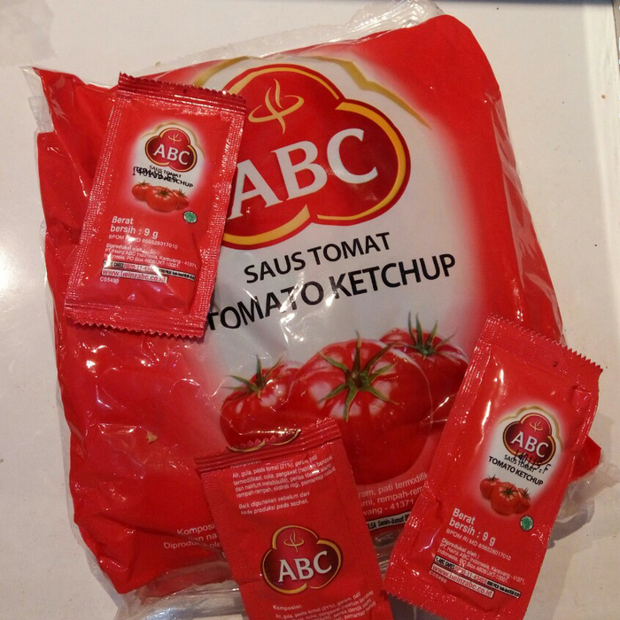 Jual ABC Saos Tomat Sachet 8 gram x 21 pcs / Saos KFC / Saos Stick ...
