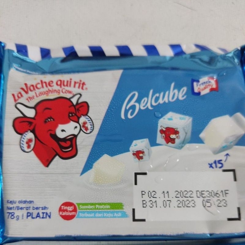 Jual keju mpasi anak BELCUBE cheese 125 / the LAUGHING COW cheez ...