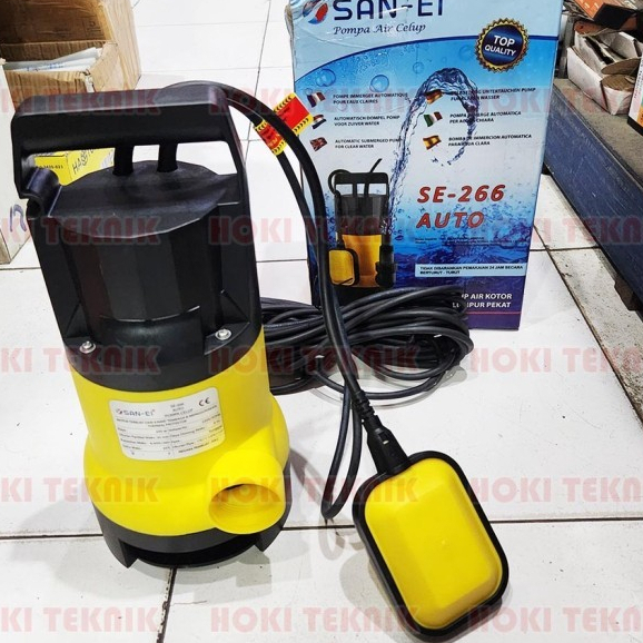 Jual POMPA CELUP AIR KOLAM SAN EI 266 AUTO POMPA KURAS 250watt OTOMATIS | Shopee Indonesia