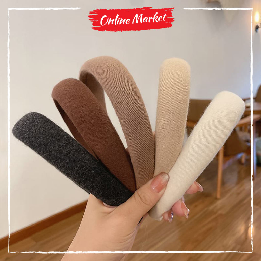 Jual Bando Polos Korean Headband / Bando Tebal Korea Empuk / Bandana ...