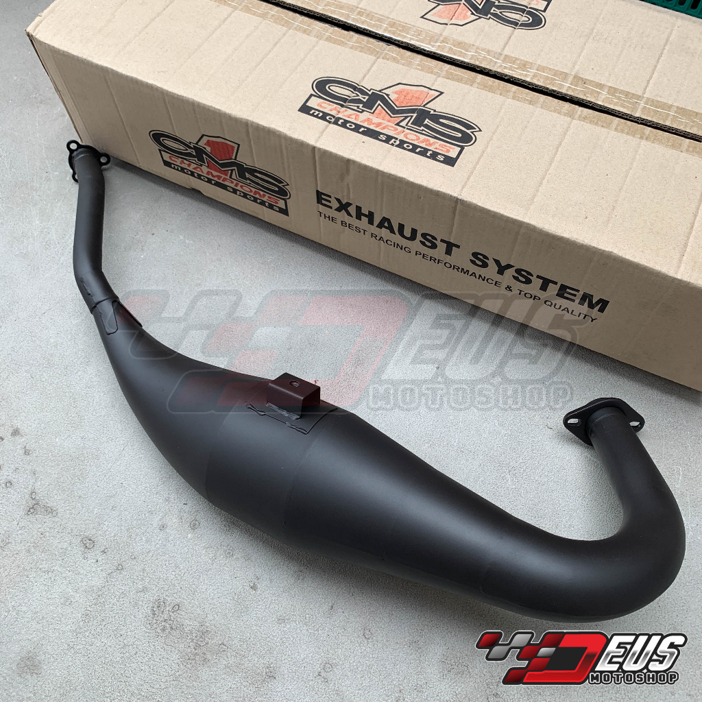 Jual Perut Knalpot CMS Ninja R SS Galvanis Big Volume C 41 Black ...