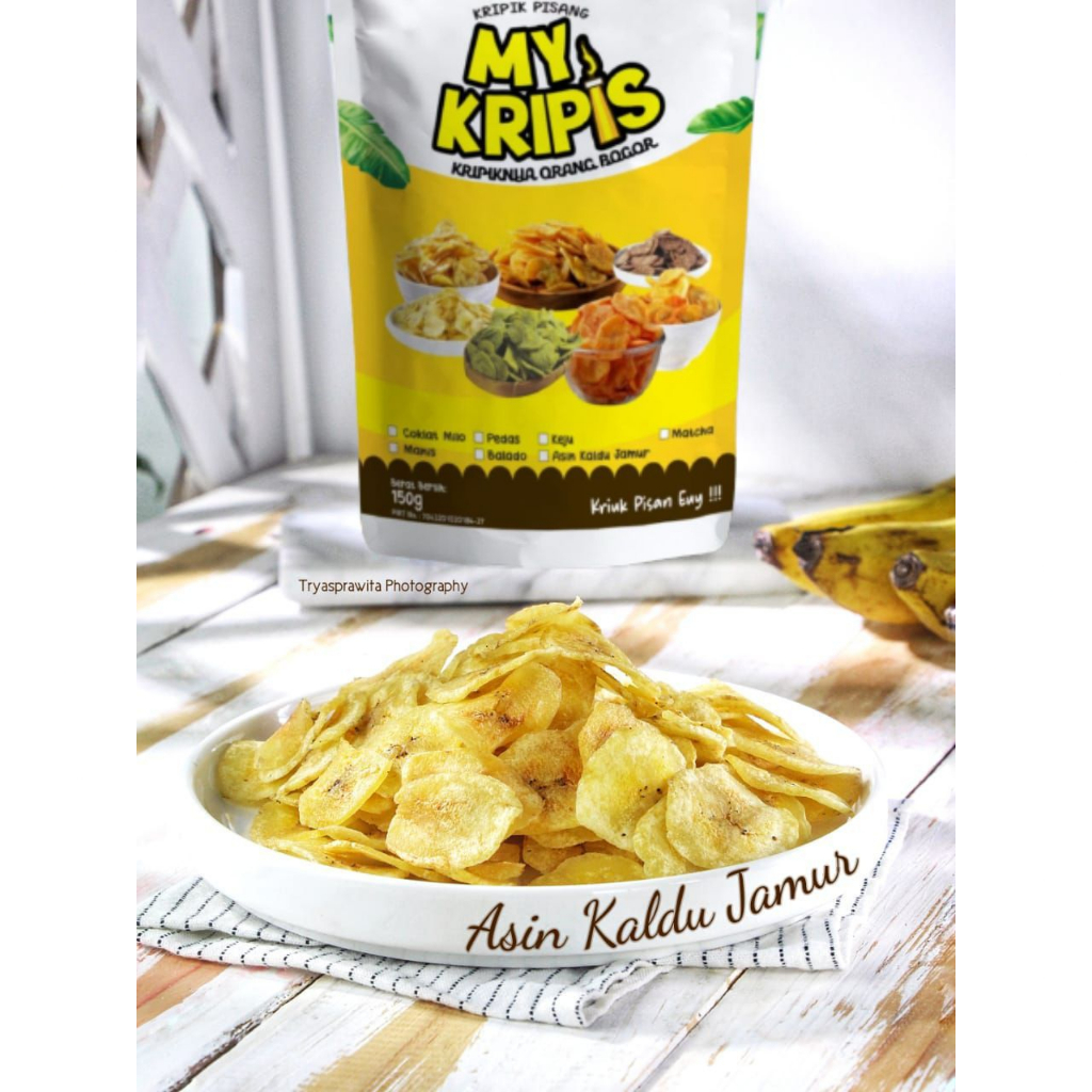 Jual My Kripis Kripik Pisang Rasa Asin Kaldu Jamur My Kripis Jajajan ...