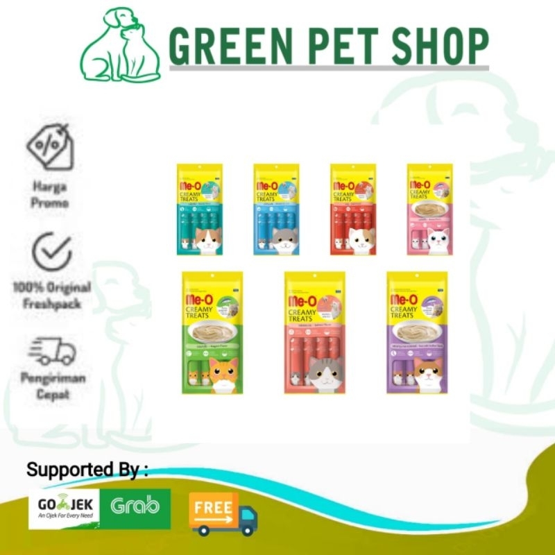 Jual MEO CREAMY TREATS ALL VARIAN 15G X 4 | Shopee Indonesia